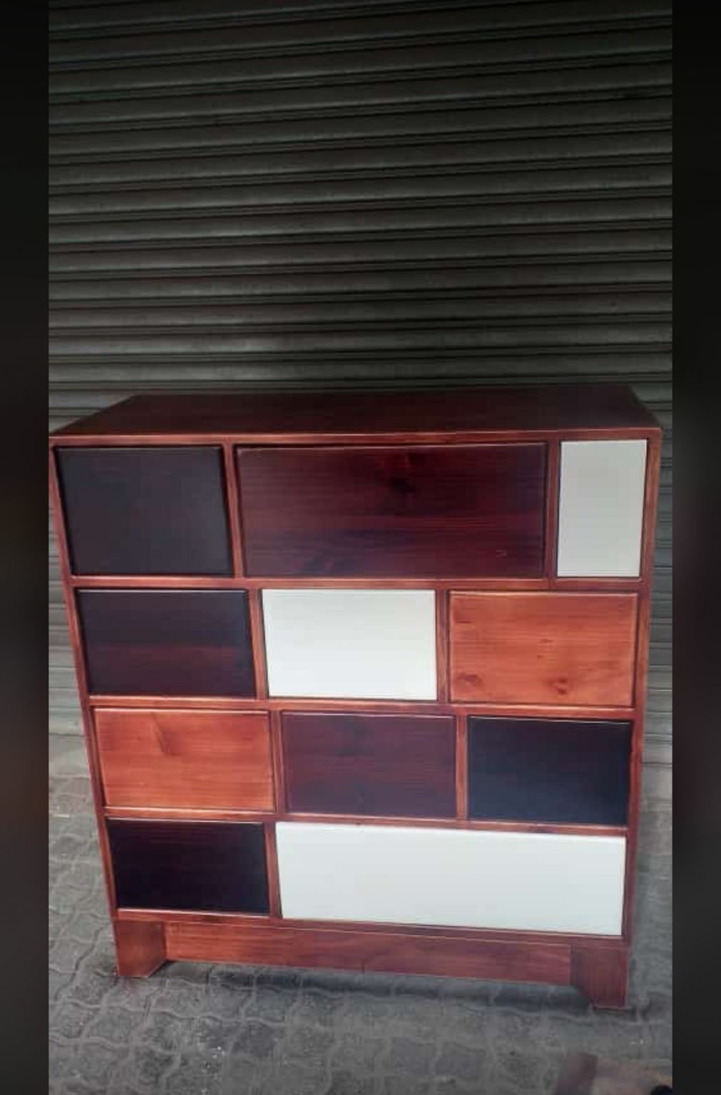 4x3 Storage Unit With 11 Drawers Luxe Pine Furniture